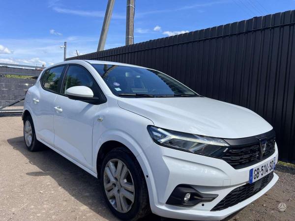 Balts Dacia Sandero 2021 Kauņa, ar dzinēja tilpumu 1.00 L un nobraukumu 98 tūkst. km par 4800 €, foto 2 vietnē AUTOMOTO.COM.LV