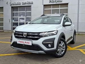 Balts Dacia Sandero 2021 Viļņa, ar dzinēja tilpumu 1.00 L un nobraukumu 60 tūkst. km par 11500 €, foto  vietnē AUTOMOTO.COM.LV