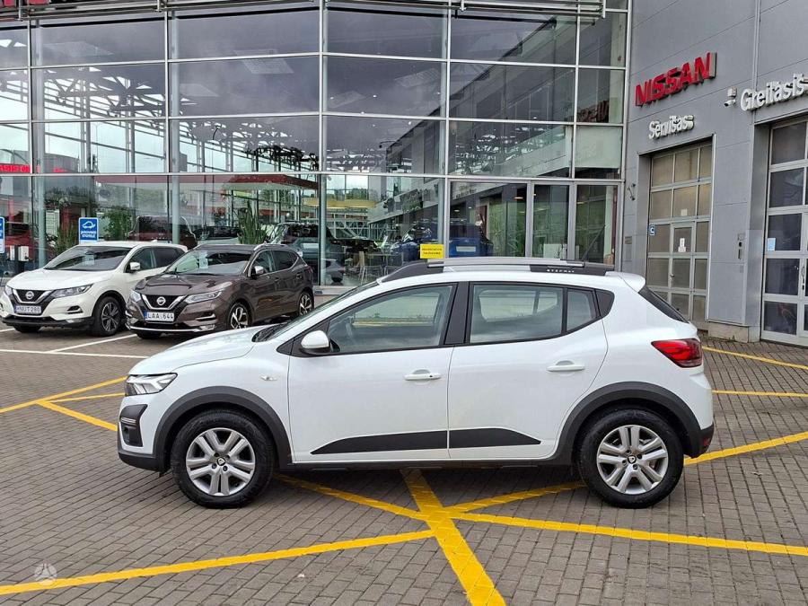 Balts Dacia Sandero 2021 Viļņa, ar dzinēja tilpumu 1.00 L un nobraukumu 60 tūkst. km par 11500 €, foto 3 vietnē AUTOMOTO.COM.LV