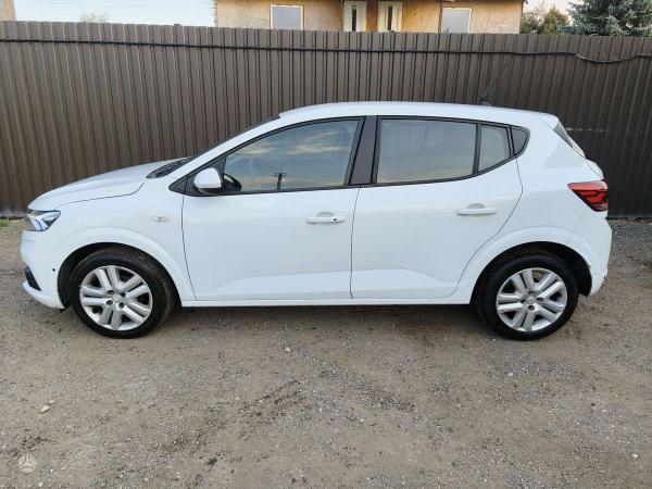 White Dacia Sandero 2021 in Kaunas, with an engine capacity of 1.00 L and mileage of 98 thousand km for 4200 €, photo 6 on AUTOMOTO.COM.LV