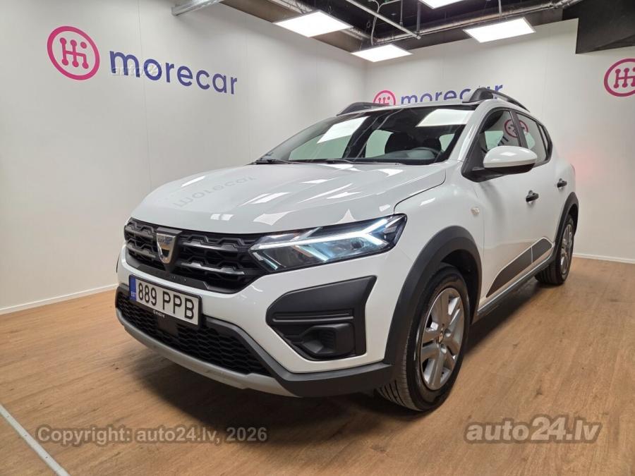 White Dacia Sandero 2022 in Tallinn, with an engine capacity of 1.00 L and mileage of 155 thousand km for 7900 €, photo 3 on AUTOMOTO.COM.LV