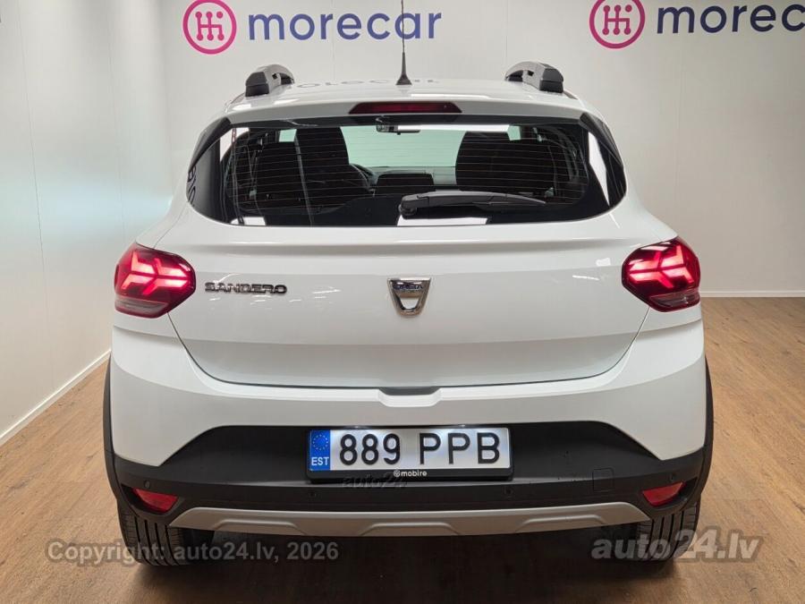 White Dacia Sandero 2022 in Tallinn, with an engine capacity of 1.00 L and mileage of 155 thousand km for 7900 €, photo 5 on AUTOMOTO.COM.LV