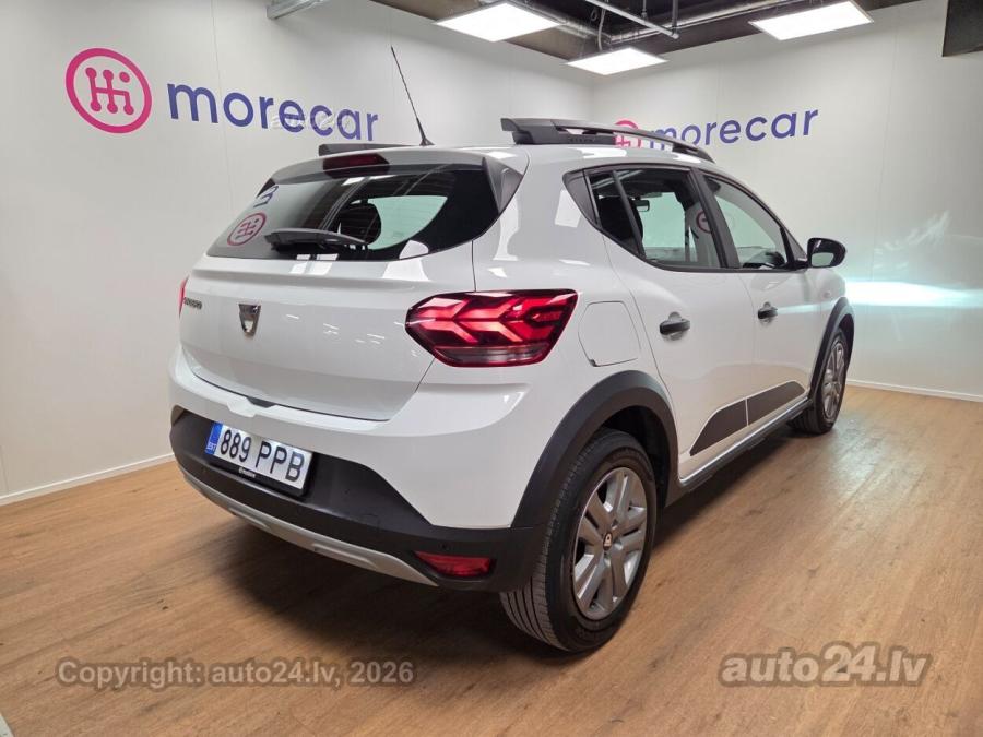 White Dacia Sandero 2022 in Tallinn, with an engine capacity of 1.00 L and mileage of 155 thousand km for 7900 €, photo 6 on AUTOMOTO.COM.LV