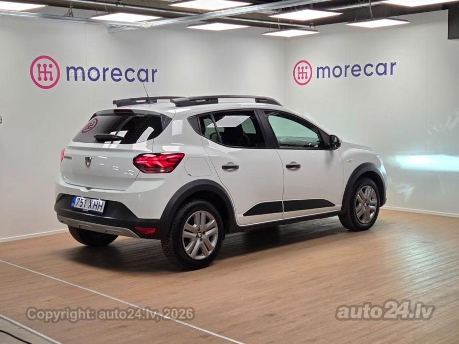 White Dacia Sandero 2022 in Tallinn, with an engine capacity of 1.00 L and mileage of 148 thousand km for 7900 €, photo 4 on AUTOMOTO.COM.LV