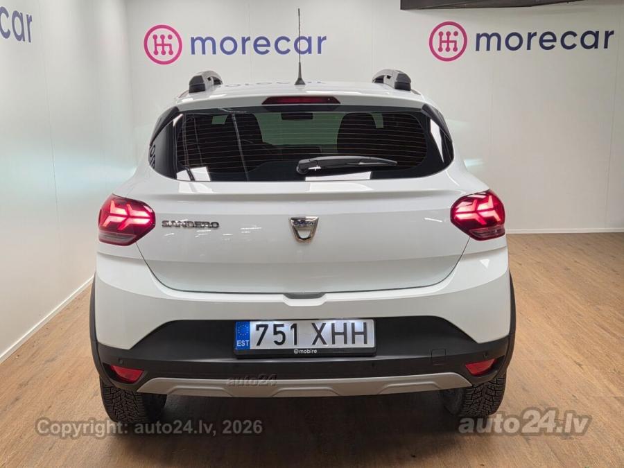 White Dacia Sandero 2022 in Tallinn, with an engine capacity of 1.00 L and mileage of 148 thousand km for 7900 €, photo 5 on AUTOMOTO.COM.LV