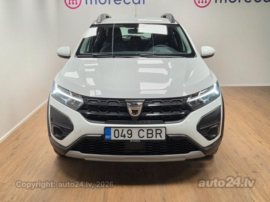 White Dacia Sandero 2022 in Tallinn, with an engine capacity of 1.00 L and mileage of 102 thousand km for 8900 €, photo 2 on AUTOMOTO.COM.LV