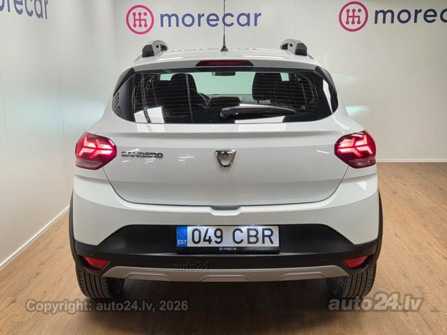 White Dacia Sandero 2022 in Tallinn, with an engine capacity of 1.00 L and mileage of 102 thousand km for 8900 €, photo 5 on AUTOMOTO.COM.LV