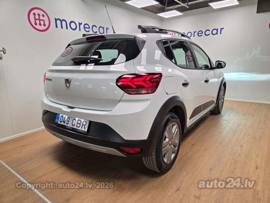 White Dacia Sandero 2022 in Tallinn, with an engine capacity of 1.00 L and mileage of 102 thousand km for 8900 €, photo 6 on AUTOMOTO.COM.LV