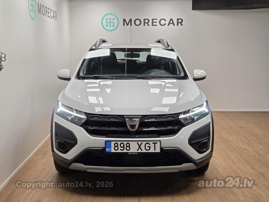White Dacia Sandero 2022 in Tallinn, with an engine capacity of 1.00 L and mileage of 76 thousand km for 8900 €, photo 3 on AUTOMOTO.COM.LV