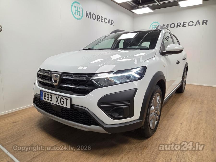 White Dacia Sandero 2022 in Tallinn, with an engine capacity of 1.00 L and mileage of 76 thousand km for 8900 €, photo 4 on AUTOMOTO.COM.LV
