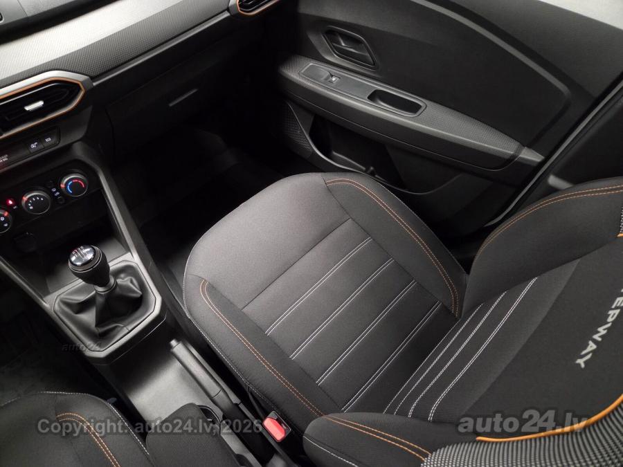 White Dacia Sandero 2022 in Tallinn, with an engine capacity of 1.00 L and mileage of 76 thousand km for 8900 €, photo 14 on AUTOMOTO.COM.LV
