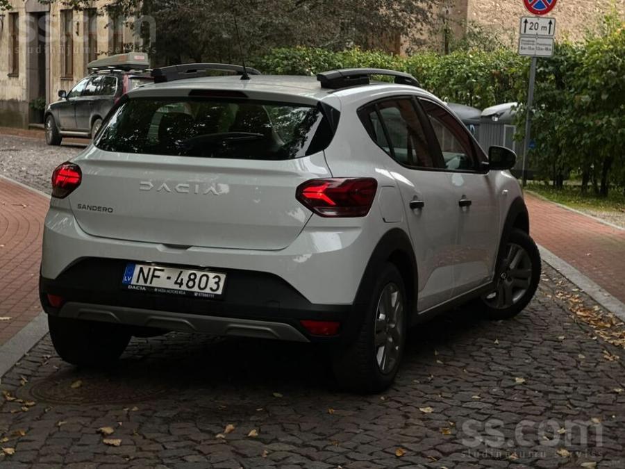 Balts Dacia Sandero 2022 Cēsis, ar dzinēja tilpumu 1.00 L un nobraukumu 57 tūkst. km par 9900 €, foto 8 vietnē AUTOMOTO.COM.LV