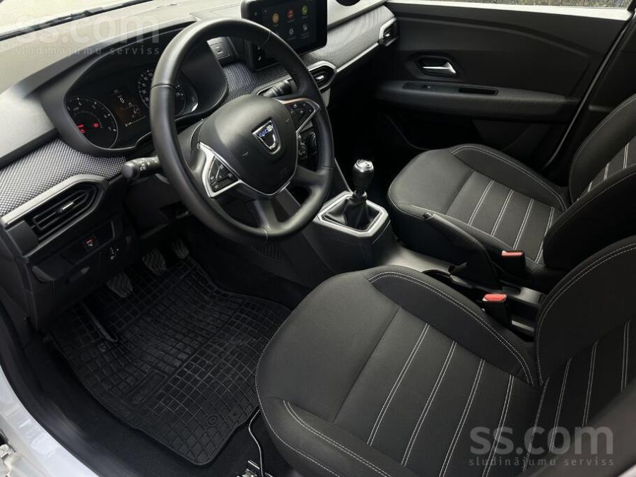 Balts Dacia Sandero 2023 Rīga, ar dzinēja tilpumu 1.00 L un nobraukumu 44 tūkst. km par 9950 €, foto 8 vietnē AUTOMOTO.COM.LV