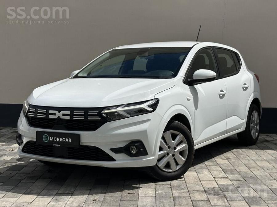 Balts Dacia Sandero 2023 Rīga, ar dzinēja tilpumu 1.00 L un nobraukumu 42 tūkst. km par 10950 €, foto 1 vietnē AUTOMOTO.COM.LV