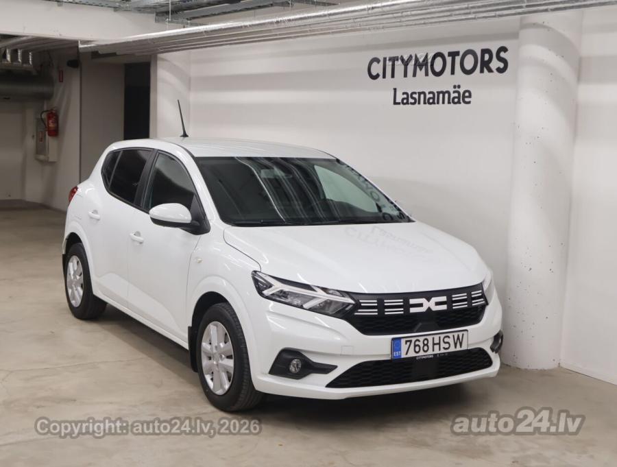 Balts Dacia Sandero 2023 Tallina, ar dzinēja tilpumu 1.00 L un nobraukumu 38 tūkst. km par 10900 €, foto 5 vietnē AUTOMOTO.COM.LV