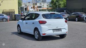 White Dacia Sandero 2024 in Vilnius, with an engine capacity of 1.00 L and mileage of 27 thousand km for 8000 €, photo 9 on AUTOMOTO.COM.LV