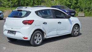 White Dacia Sandero 2024 in Vilnius, with an engine capacity of 1.00 L and mileage of 27 thousand km for 8000 €, photo 12 on AUTOMOTO.COM.LV