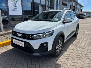 White Dacia Sandero 2026 in Liepaja, with an engine capacity of 1.20 L and mileage of 0 thousand km for 17320 €, photo  on AUTOMOTO.COM.LV