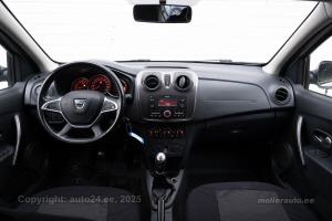 White Dacia Sandero 2020 in Riga, with an engine capacity of 0.90 L and mileage of 110 thousand km for 3074 €, photo 9 on AUTOMOTO.COM.LV