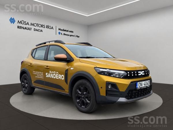 Dacia Sandero 2026 Rīga vietnē Dzeltens Dacia Sandero 2026 Rīga, ar dzinēja tilpumu 1.00 L un nobraukumu 1 tūkst. km par 16900 €, foto 1 vietnē AUTOMOTO.COM.LV