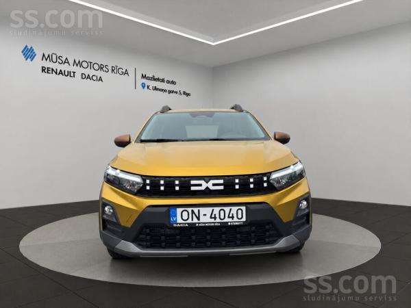 Dacia Sandero 2026 Rīga vietnē Dzeltens Dacia Sandero 2026 Rīga, ar dzinēja tilpumu 1.00 L un nobraukumu 1 tūkst. km par 16900 €, foto 3 vietnē AUTOMOTO.COM.LV
