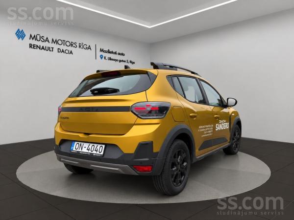 Dacia Sandero 2026 Rīga vietnē Dzeltens Dacia Sandero 2026 Rīga, ar dzinēja tilpumu 1.00 L un nobraukumu 1 tūkst. km par 16900 €, foto 7 vietnē AUTOMOTO.COM.LV