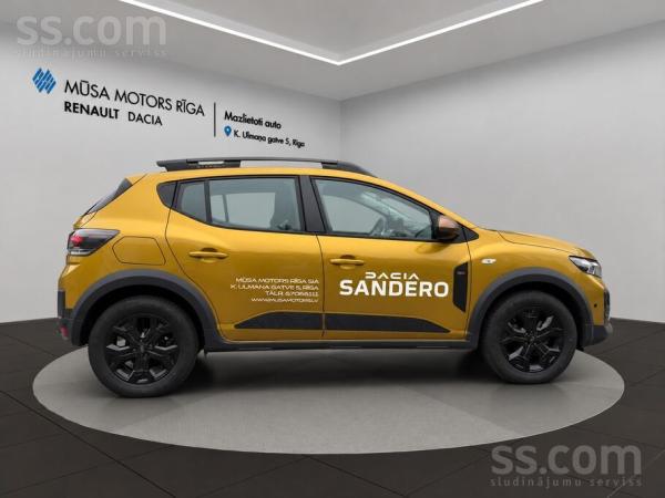 Dacia Sandero 2026 Rīga vietnē Dzeltens Dacia Sandero 2026 Rīga, ar dzinēja tilpumu 1.00 L un nobraukumu 1 tūkst. km par 16900 €, foto 8 vietnē AUTOMOTO.COM.LV