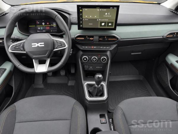 Dacia Sandero 2026 Rīga vietnē Dzeltens Dacia Sandero 2026 Rīga, ar dzinēja tilpumu 1.00 L un nobraukumu 1 tūkst. km par 16900 €, foto 11 vietnē AUTOMOTO.COM.LV