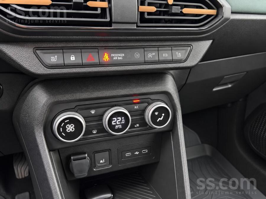 Dzeltens Dacia Sandero 2026 Rīga, ar dzinēja tilpumu 1.00 L un nobraukumu 1 tūkst. km par 16900 €, foto 16 vietnē AUTOMOTO.COM.LV