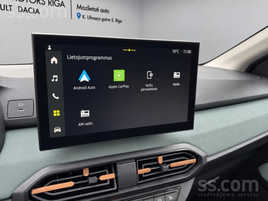 Dzeltens Dacia Sandero 2026 Rīga, ar dzinēja tilpumu 1.00 L un nobraukumu 1 tūkst. km par 16900 €, foto 17 vietnē AUTOMOTO.COM.LV