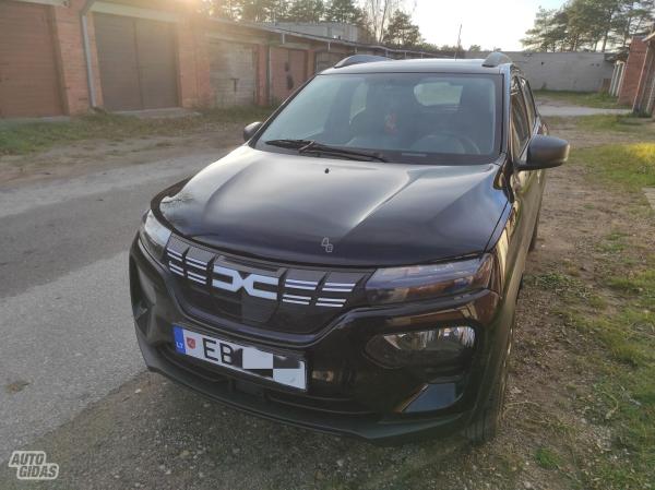 Black Dacia Spring 2023 in Druskininkai, with an engine capacity of 0.00 L and mileage of 22 thousand km for 10990 €, photo 1 on AUTOMOTO.COM.LV