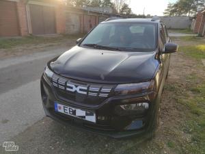 Black Dacia Spring 2023 in Druskininkai, with an engine capacity of 0.00 L and mileage of 22 thousand km for 10990 €, photo  on AUTOMOTO.COM.LV