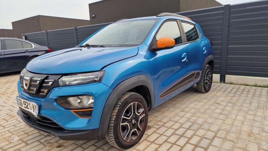 Blue Dacia Spring 2021 in Kaunas, with an engine capacity of 0.00 L and mileage of 89 thousand km for 5600 €, photo 4 on AUTOMOTO.COM.LV