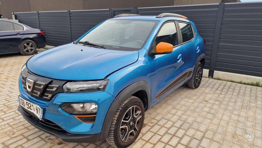 Blue Dacia Spring 2021 in Kaunas, with an engine capacity of 0.00 L and mileage of 89 thousand km for 5450 €, photo 3 on AUTOMOTO.COM.LV