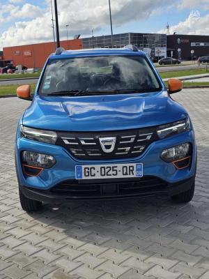 Blue Dacia Spring 2021 in Taurage, with an engine capacity of 0.00 L and mileage of 27 thousand km for 6800 €, photo 3 on AUTOMOTO.COM.LV