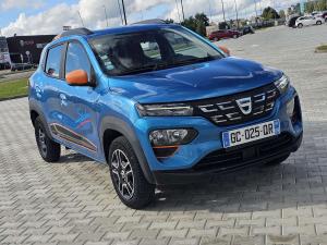 Blue Dacia Spring 2021 in Taurage, with an engine capacity of 0.00 L and mileage of 27 thousand km for 6800 €, photo 4 on AUTOMOTO.COM.LV