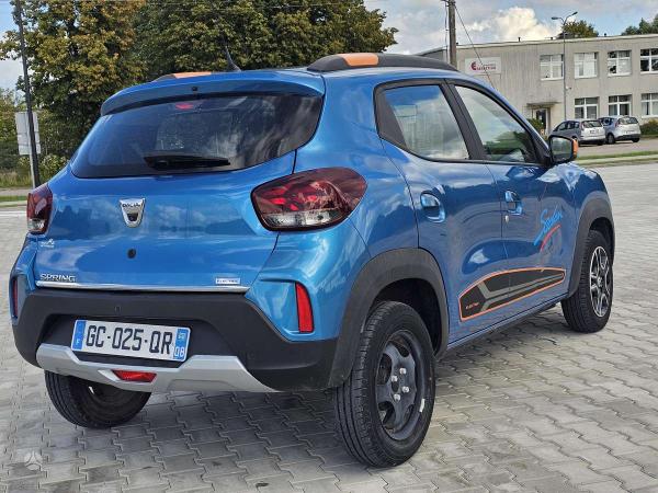 Blue Dacia Spring 2021 in Taurage, with an engine capacity of 0.00 L and mileage of 27 thousand km for 6800 €, photo 6 on AUTOMOTO.COM.LV