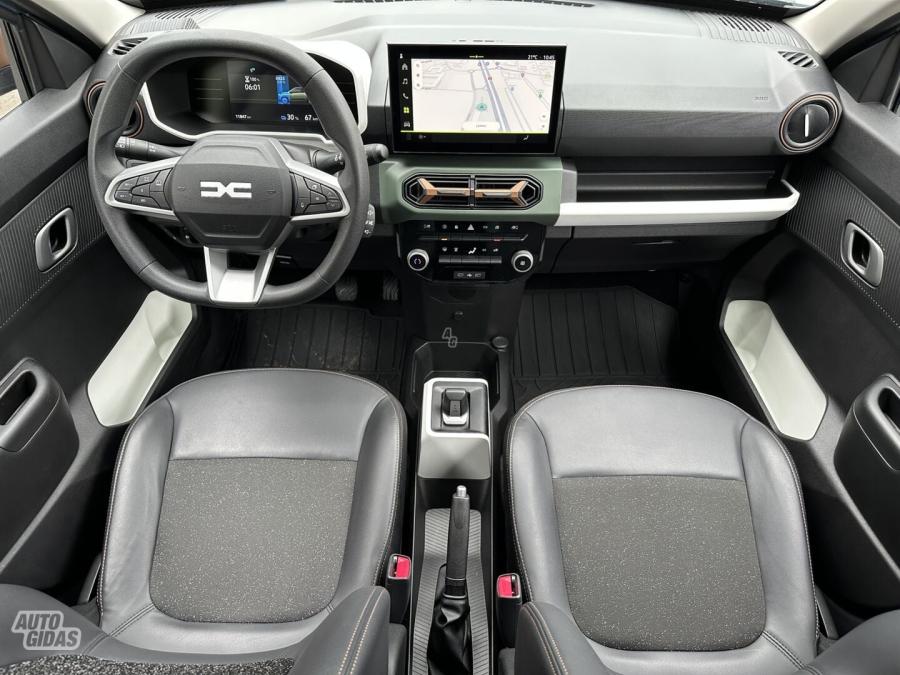 Blue Dacia Spring 2025 in Avizieniai, with an engine capacity of 0.00 L and mileage of 12 thousand km for 14500 €, photo 6 on AUTOMOTO.COM.LV