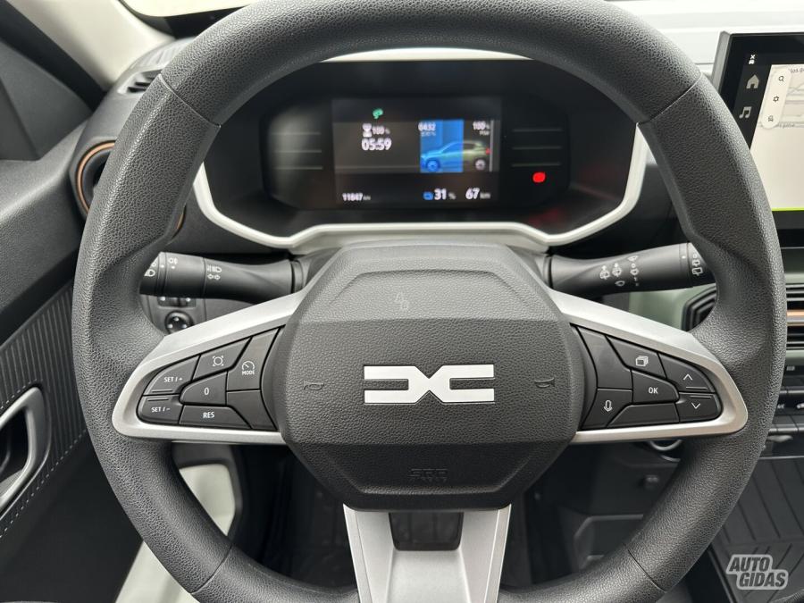 Zils Dacia Spring 2025 Avižieniai, ar dzinēja tilpumu 0.00 L un nobraukumu 12 tūkst. km par 14500 €, foto 9 vietnē AUTOMOTO.COM.LV