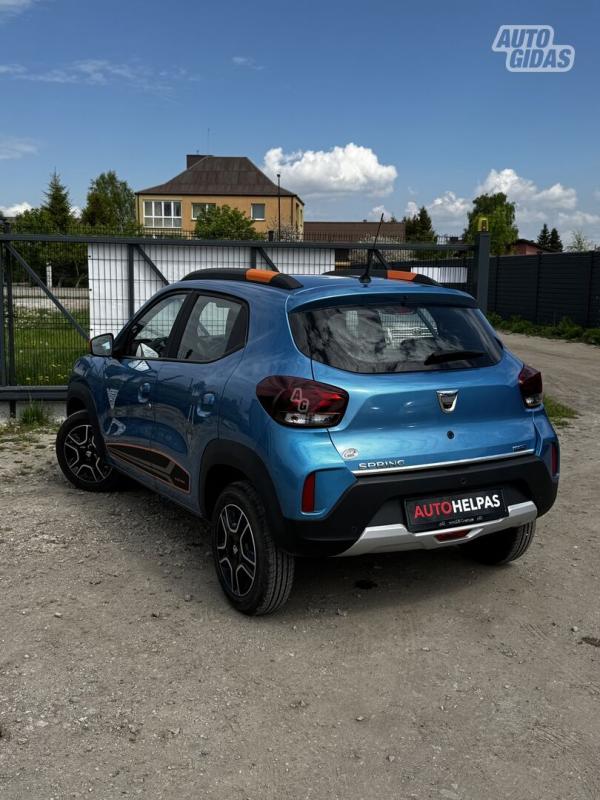 Blue Dacia Spring 2022 in Klaipeda, with an engine capacity of 0.00 L and mileage of 33 thousand km for 9200 €, photo 8 on AUTOMOTO.COM.LV