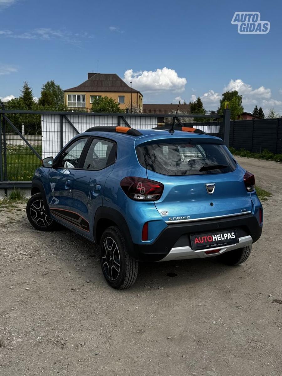 Blue Dacia Spring 2022 in Klaipeda, with an engine capacity of 0.00 L and mileage of 33 thousand km for 8850 €, photo 9 on AUTOMOTO.COM.LV