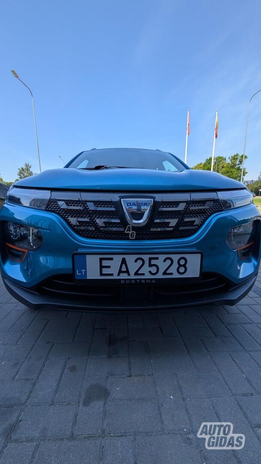 Zils Dacia Spring 2022 Kauņa, ar dzinēja tilpumu 0.00 L un nobraukumu 41 tūkst. km par 9500 €, foto 1 vietnē AUTOMOTO.COM.LV