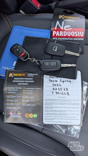 Zils Dacia Spring 2022 Kauņa, ar dzinēja tilpumu 0.00 L un nobraukumu 41 tūkst. km par 9500 €, foto 26 vietnē AUTOMOTO.COM.LV