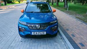 Blue Dacia Spring 2022 in Kaunas, with an engine capacity of 0.00 L and mileage of 41 thousand km for 8600 €, photo  on AUTOMOTO.COM.LV