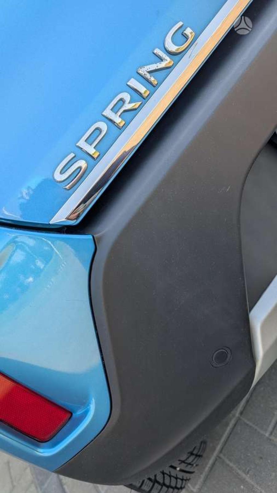 Blue Dacia Spring 2022 in Kaunas, with an engine capacity of 0.00 L and mileage of 41 thousand km for 8600 €, photo 8 on AUTOMOTO.COM.LV