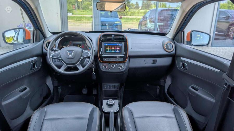 Blue Dacia Spring 2022 in Kaunas, with an engine capacity of 0.00 L and mileage of 41 thousand km for 8600 €, photo 10 on AUTOMOTO.COM.LV