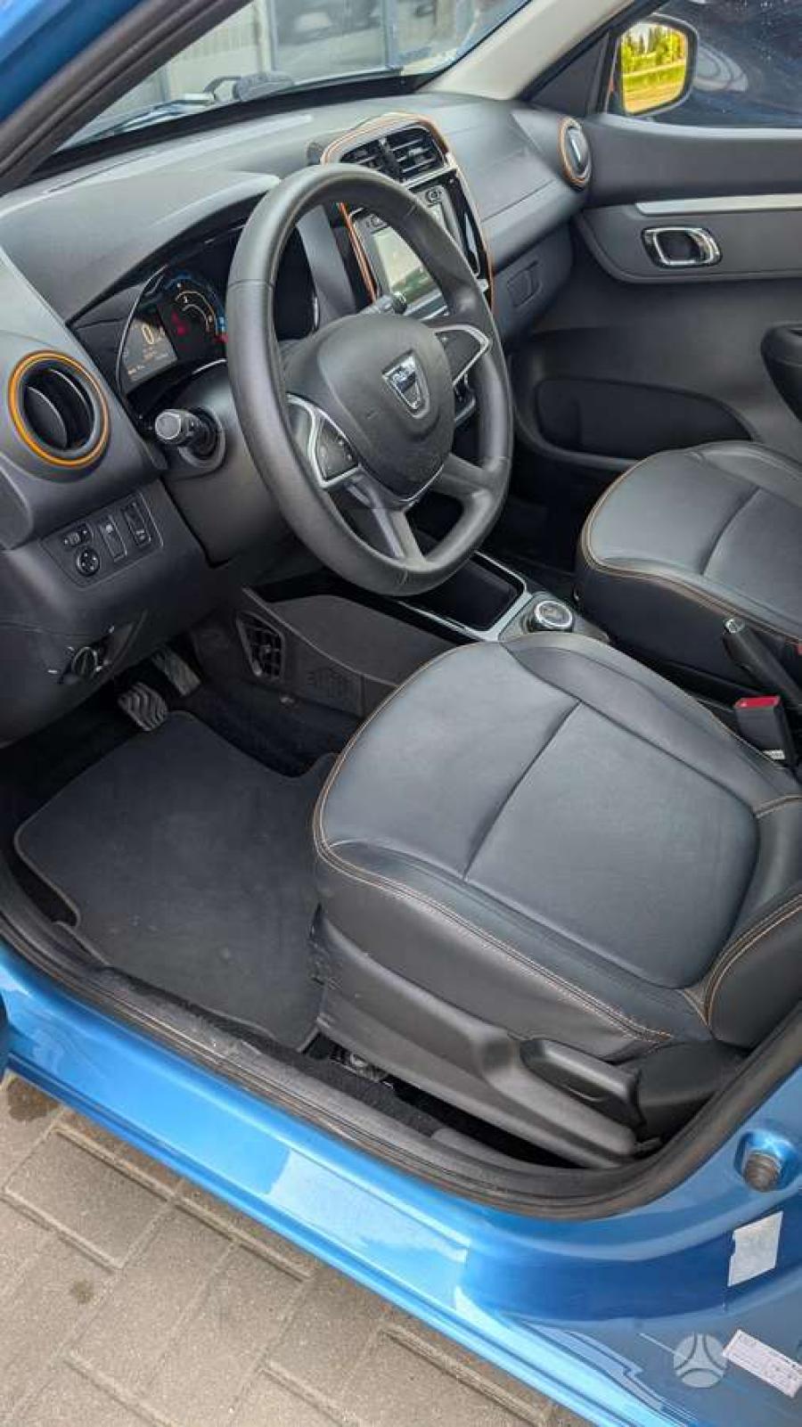 Blue Dacia Spring 2022 in Kaunas, with an engine capacity of 0.00 L and mileage of 41 thousand km for 8600 €, photo 12 on AUTOMOTO.COM.LV