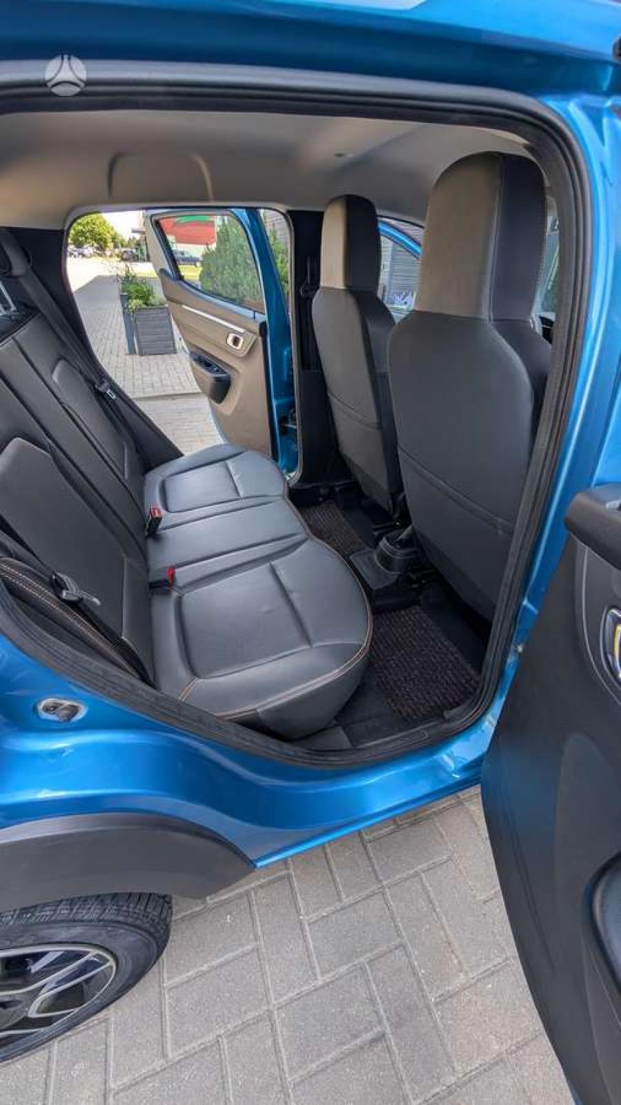 Blue Dacia Spring 2022 in Kaunas, with an engine capacity of 0.00 L and mileage of 41 thousand km for 8600 €, photo 14 on AUTOMOTO.COM.LV
