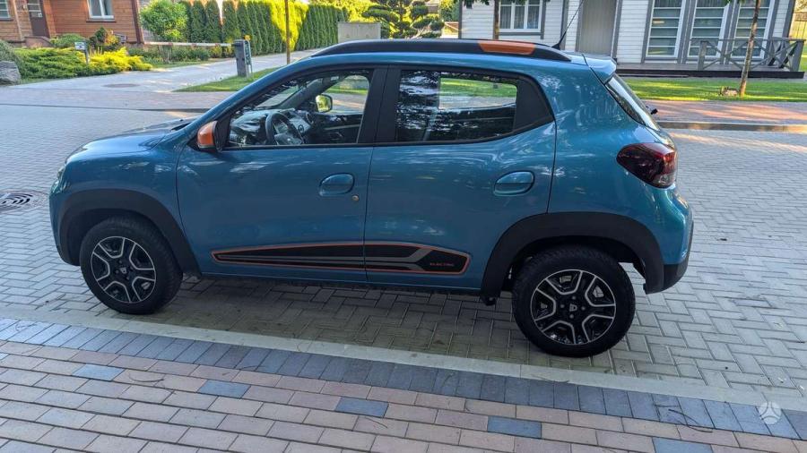 Blue Dacia Spring 2022 in Kaunas, with an engine capacity of 0.00 L and mileage of 41 thousand km for 8600 €, photo 22 on AUTOMOTO.COM.LV