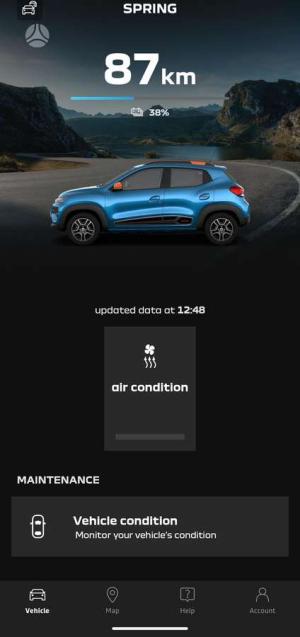 Blue Dacia Spring 2022 in Kaunas, with an engine capacity of 0.00 L and mileage of 41 thousand km for 8600 €, photo 26 on AUTOMOTO.COM.LV